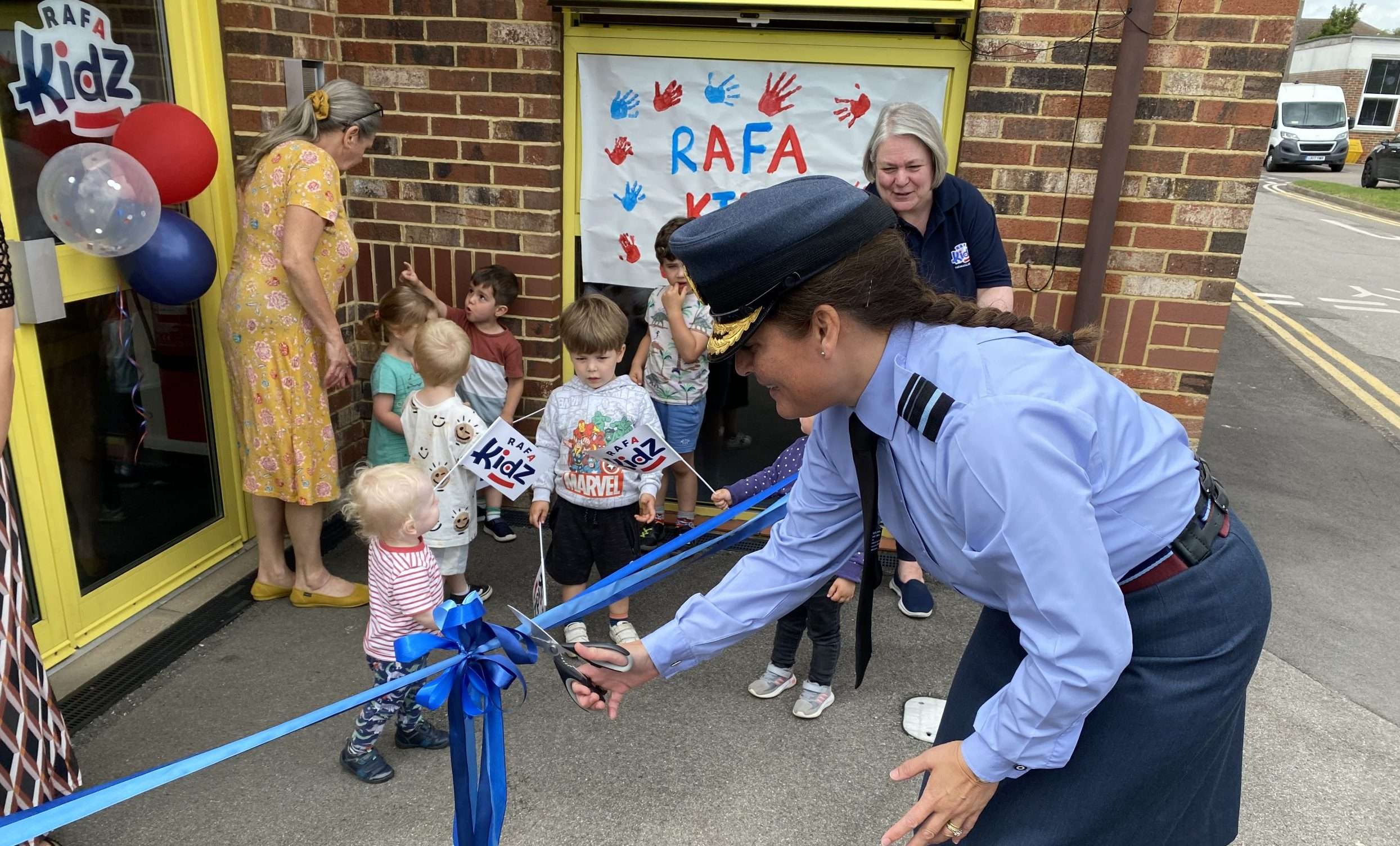 Senior RAF personnel officially open RAFAKidz High Wycombe