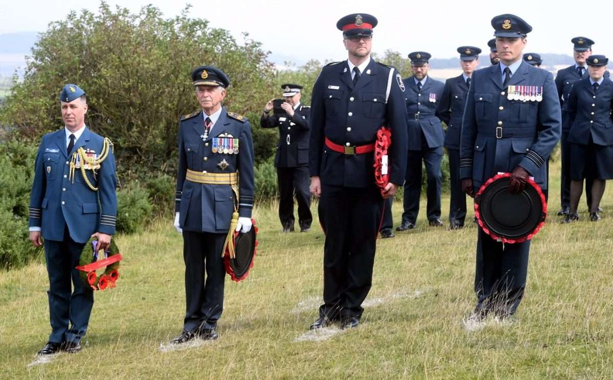 An 80th anniversary memorial to the crew of Halifax bomber MZ311